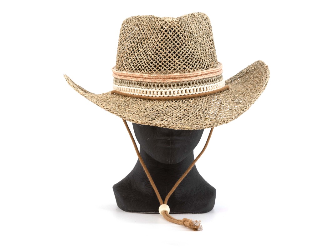 Sombrero Cowboy SANTORINI Rosa Bolso vegano mujer Simó Sastre
